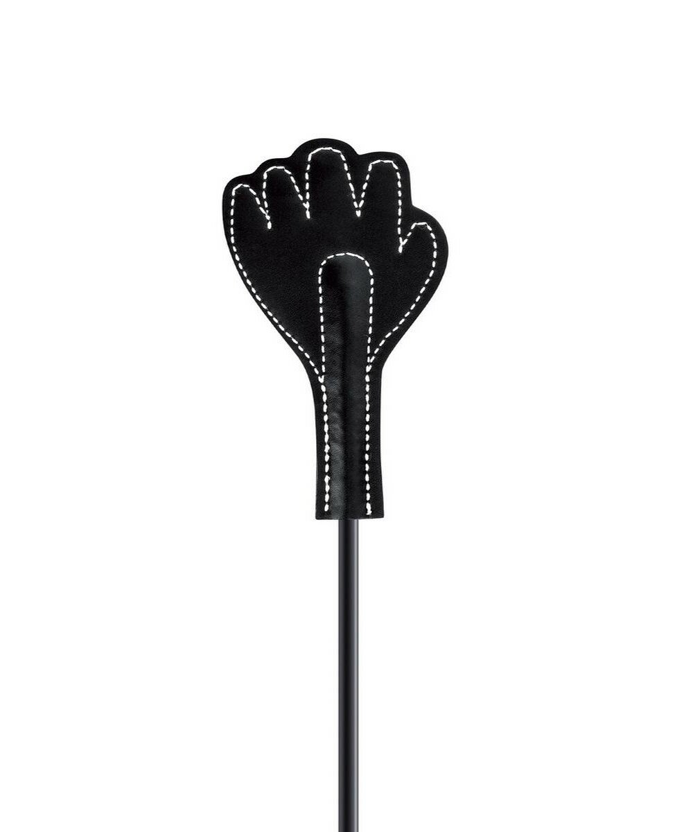 Щекоталка Concorde Sweet Caress "Feather Whip", двусторонняя, черная, длина 58см