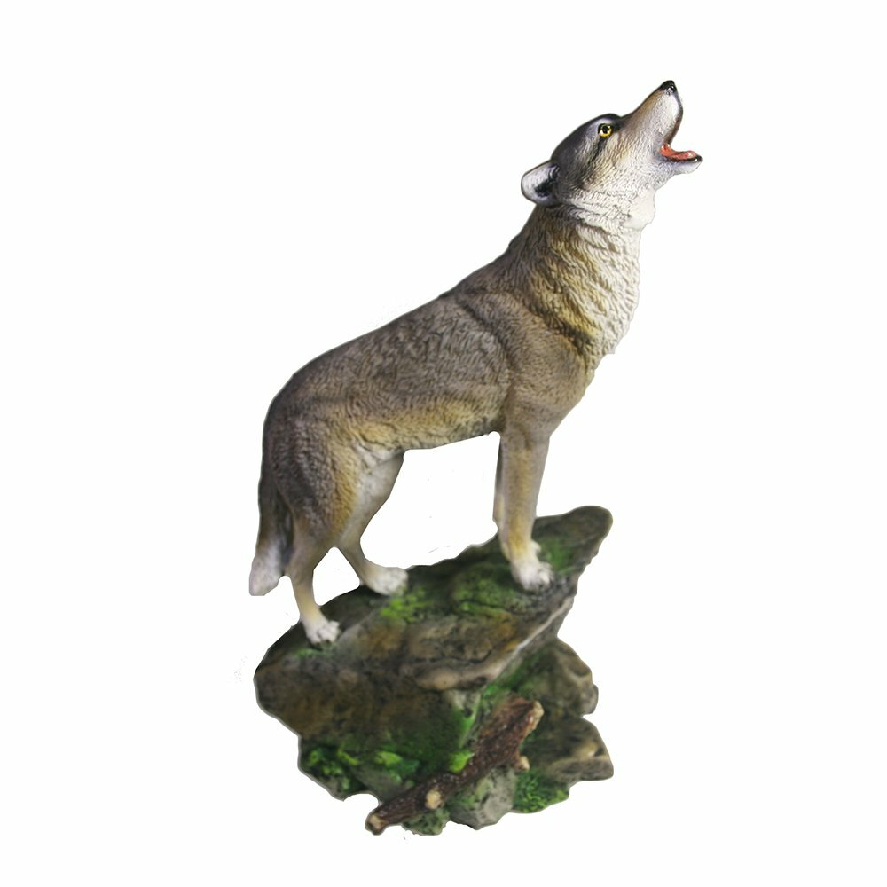 Фигура декоративная Волк (акрил) 10*11*20см KSMR-713883/I091