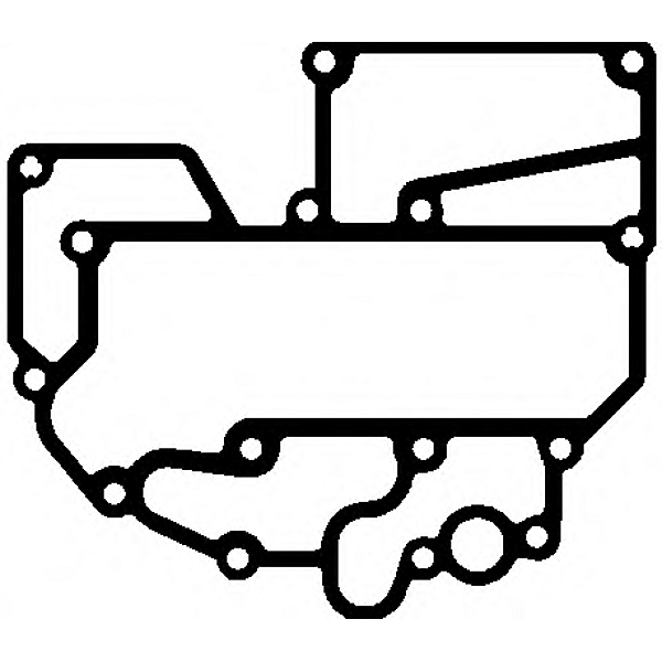 ELRING 021.272 (51059010144 / 51059010160) прокладка масляного радиатора \ man tga d2066 / d2676