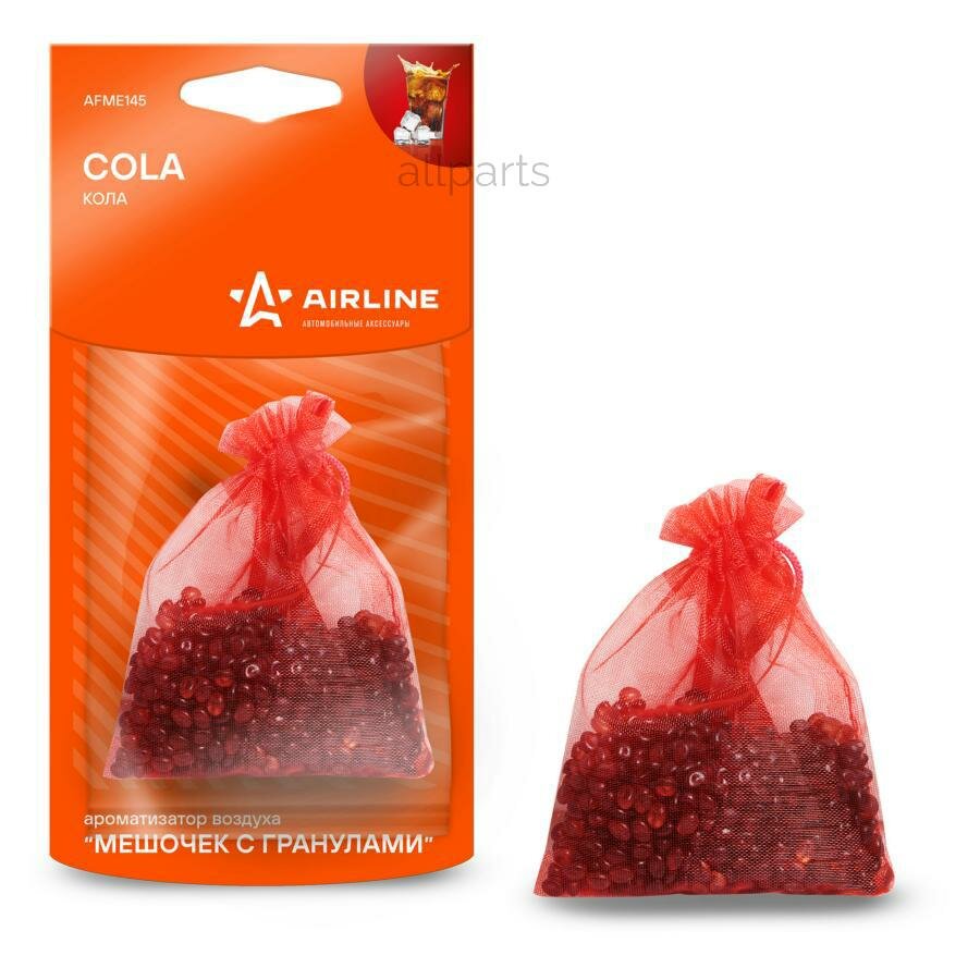 AIRLINE AFME145 Ароматизатор подвесной Мешочек с гранулами кола