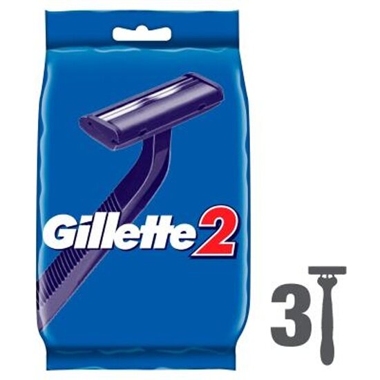 Бритвы одноразовые Gillette 2, 3 шт