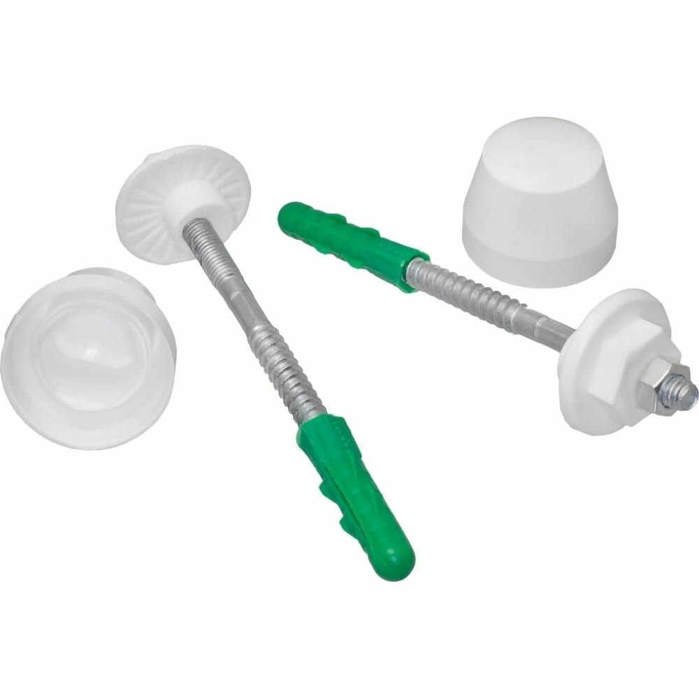 Крепление для умывальника ИС.130176, металл, цвет белый/серебристый MasterProf