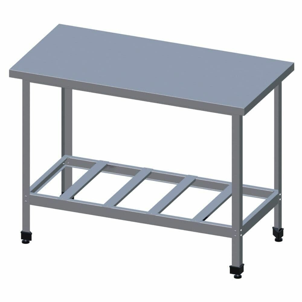Стол производственный Viatto СР-2/1200/600-ЮТ без борта, нержавеющая сталь.