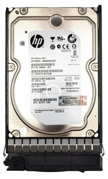Жесткий диск HP 695502-007 3Tb 7200 SATAIII 3.5" HDD