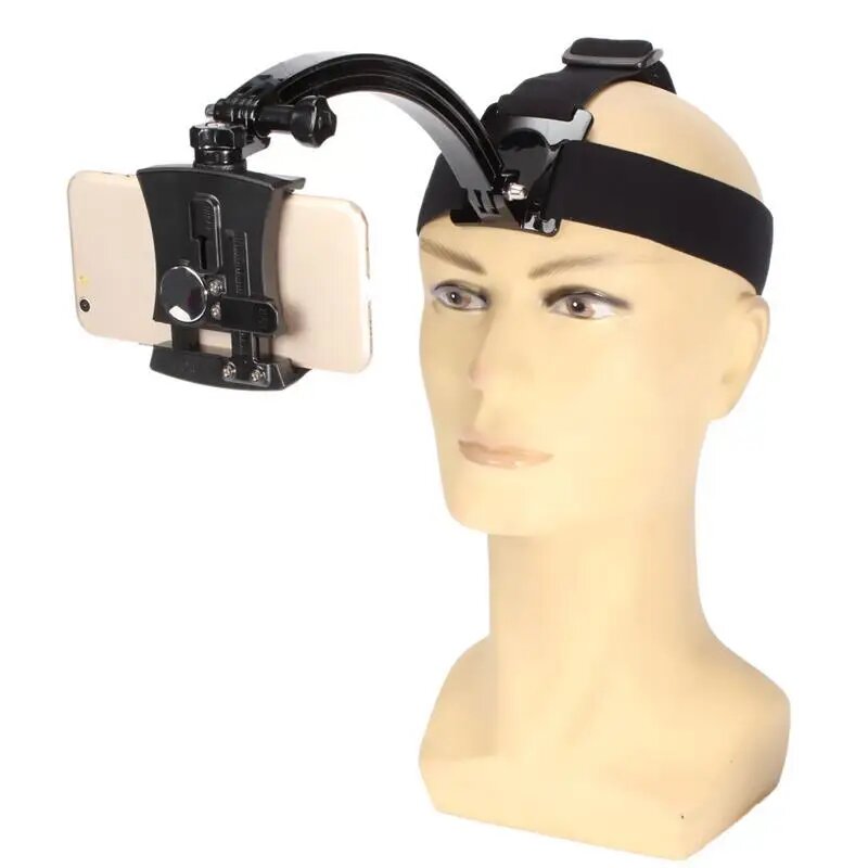 Крепление на голову телефона, ремешок для смартфона для записи видеоблогов, держатель для мобильного телефона, спорт на открытом воздухе, вид на первый человек, видео для Iphone