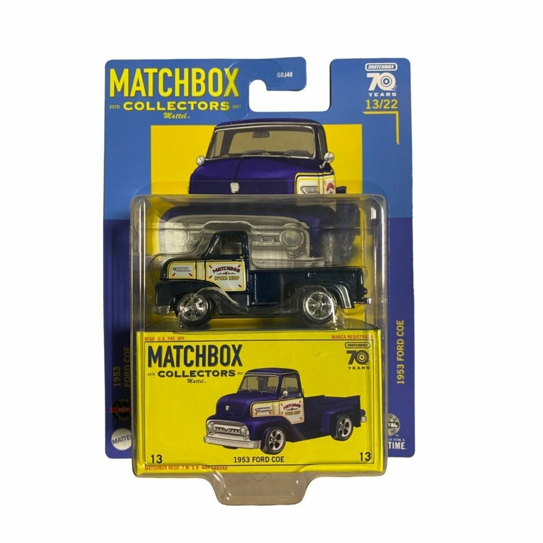 Масштабная коллекционная модель машинки 1953 FORD COE MATCHBOX COLLECTORS 1/64