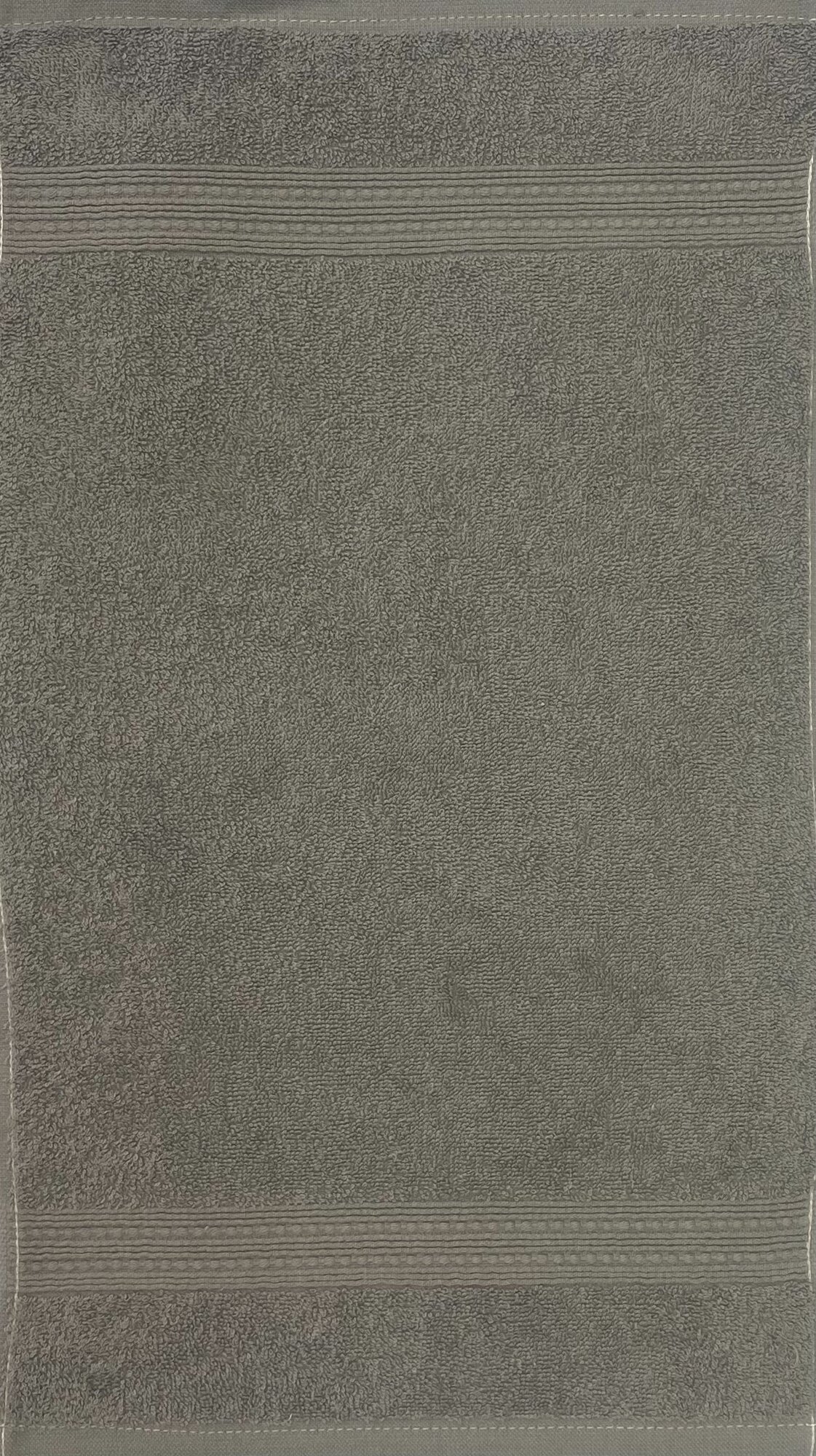 Полотенце махровое ручное, кухонное, для рук и лица, для посуды, в подарок Ригель Темно-серое 30*50 см