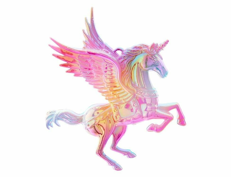 Ёлочная игрушка, пластик, радужный, 13 см, Kurts Adler