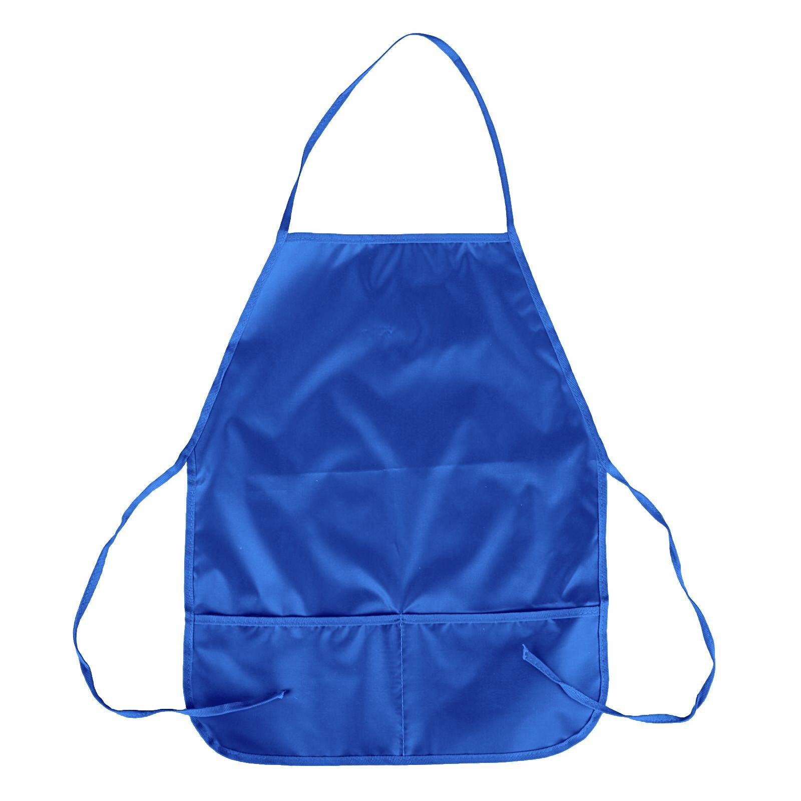 Фартук для труда и занятий творчеством, 45х55 см, с карманом, цвет василек, PROTECT