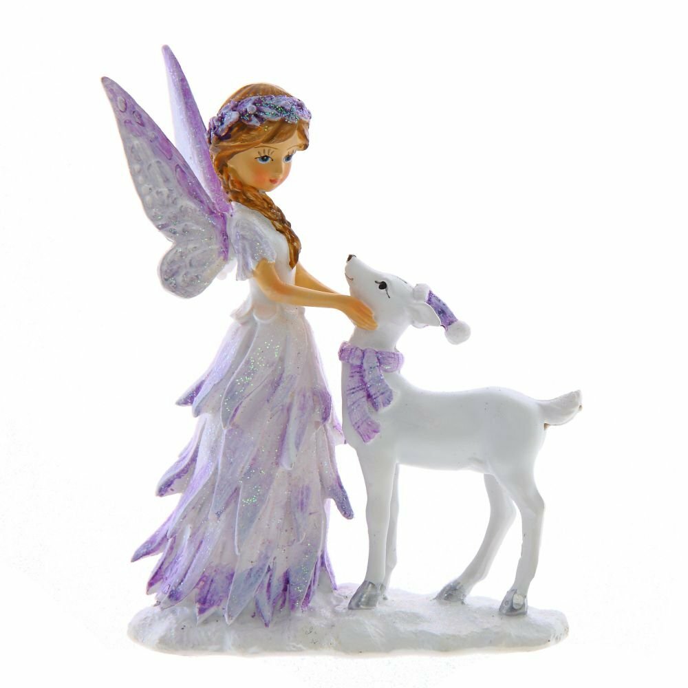 Статуэтка Фея и олененок, 8,5*4,5*10 см KSM-744115