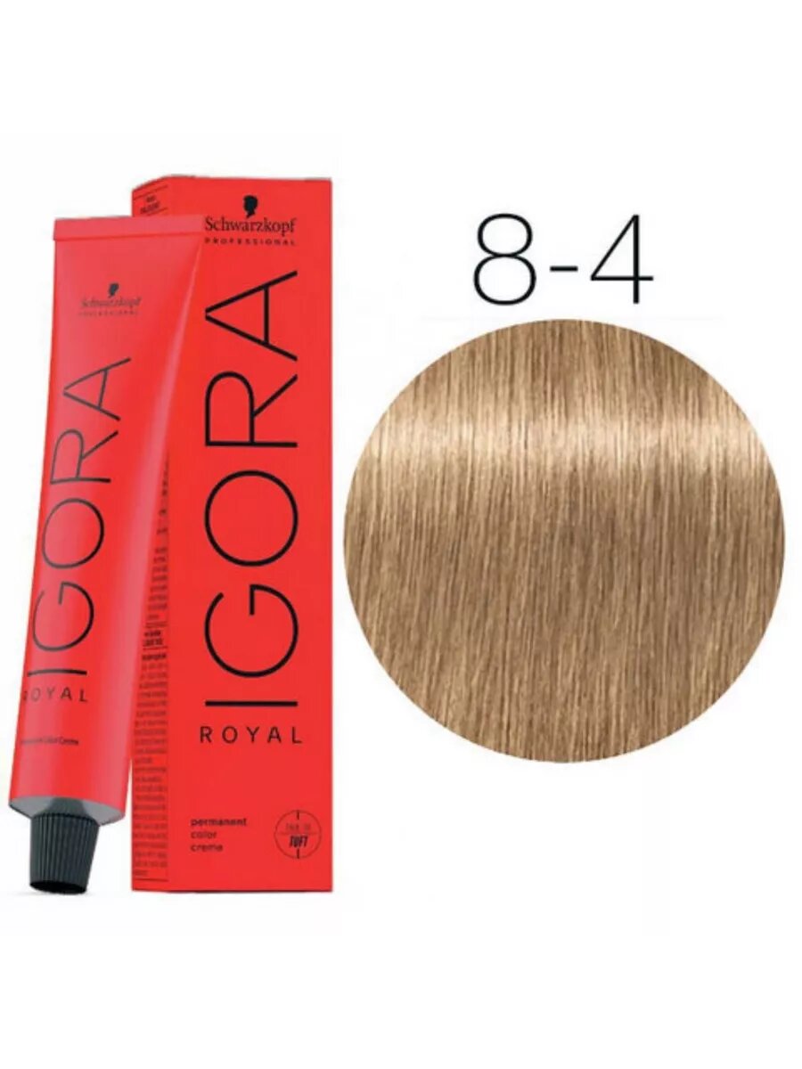 Schwarzkopf Igora Royal 8-4 Светлый русый Стойкая крем-краска