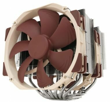 Кулер для процессора Noctua NH-D15, высота 165 мм, 300-1500 об/мин, 25 дБА, PWM