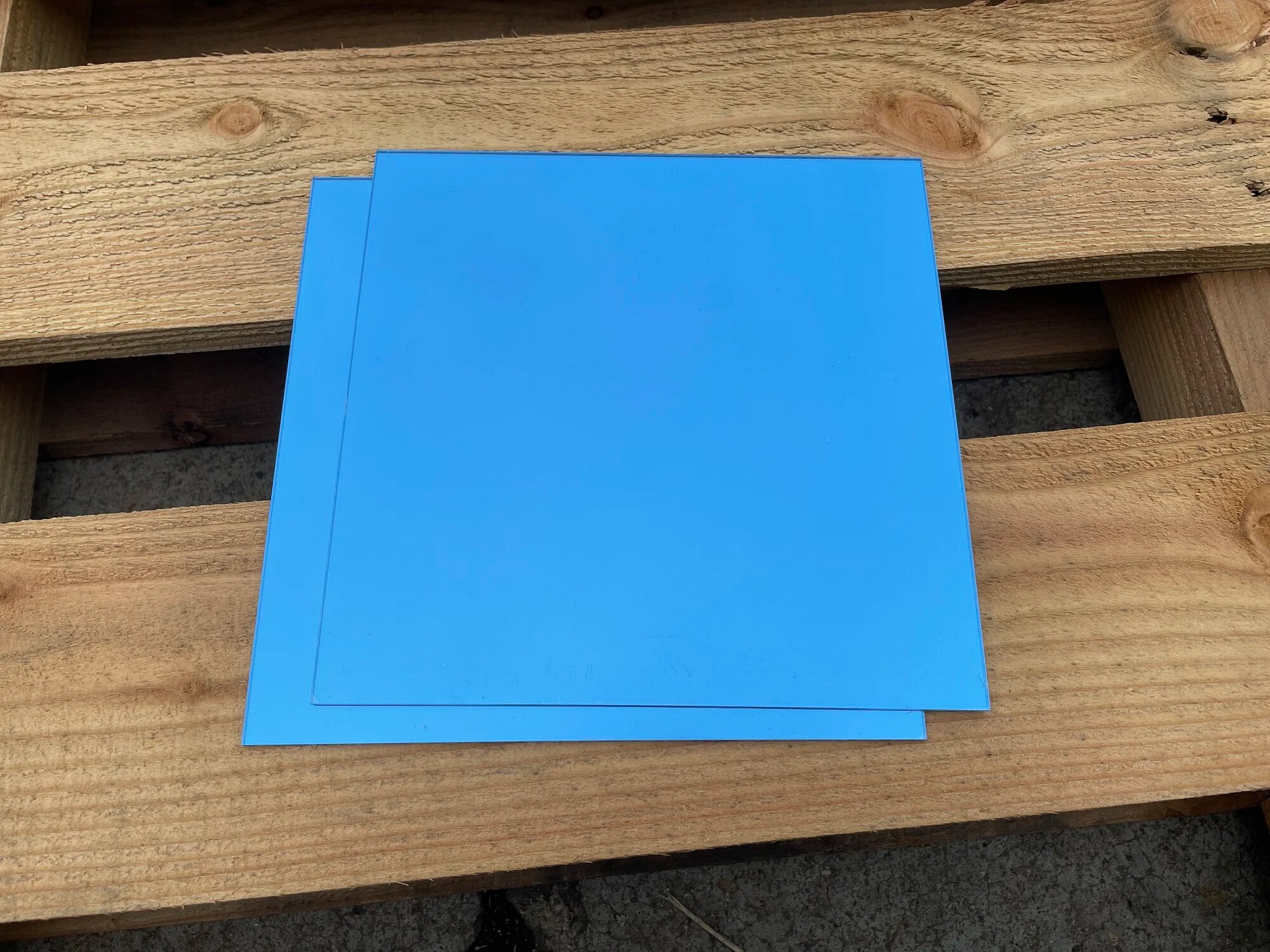 Цветной акриловый зеркальный лист 200*300 мм 2Pieces Per Pack, Light Blue