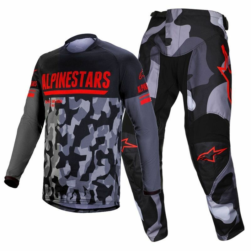Новый 2023 Alpinesta гоночный костюм мотокросс Джерси и штаны MX ATV Dirt Bike Gear Set мотоциклетная одежда mtb enduro
