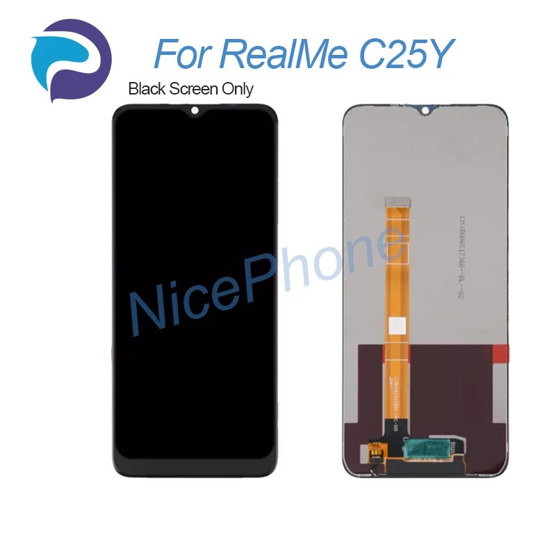 ЖК-экран RealMe C25Y Black Screen Only