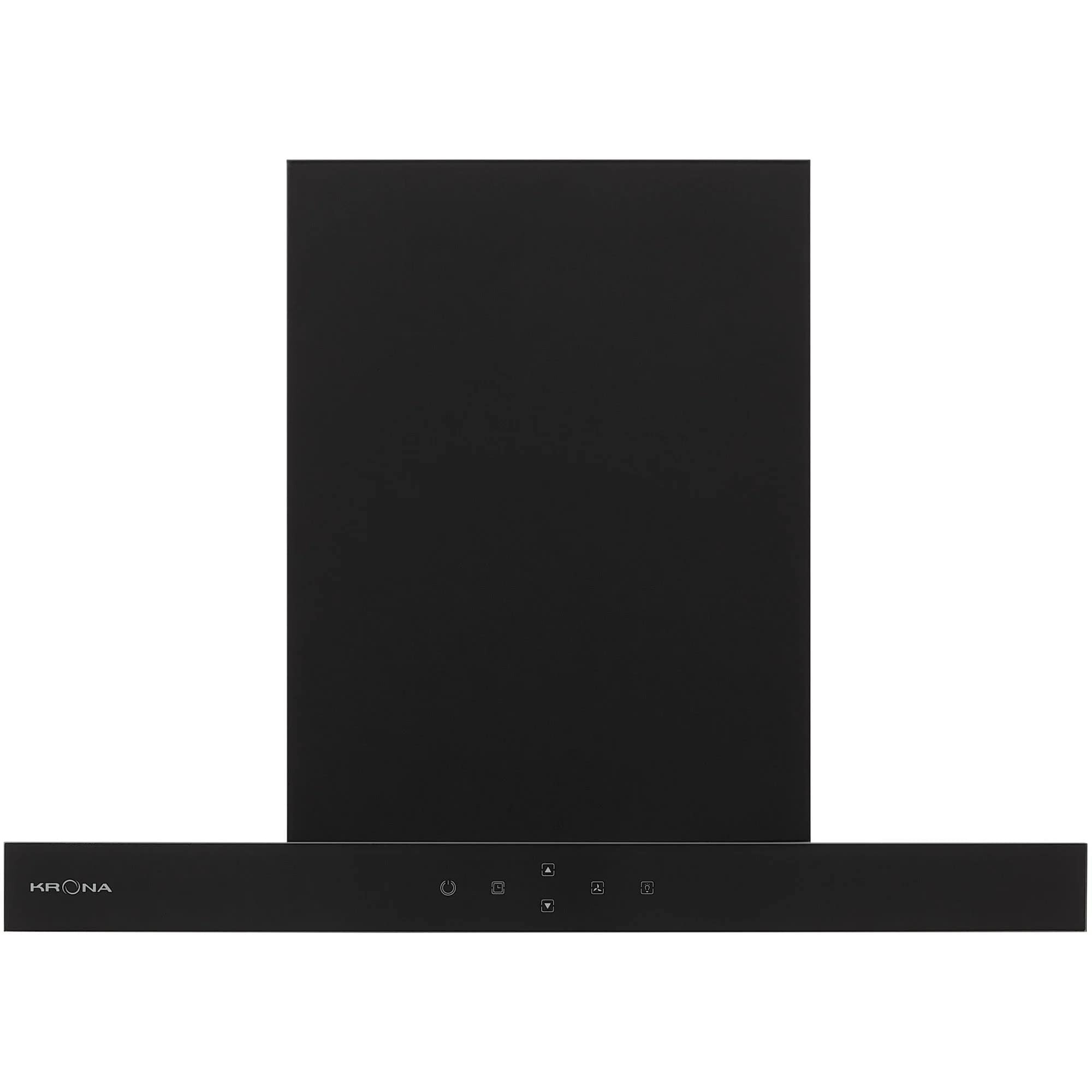 Пристенная вытяжка Krona ONYX 600 GLASS BLACK S