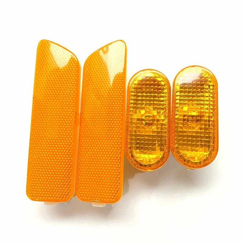 Передние боковые габаритные огни сигнальные лампы индикатора для Volkswagen VW Golf 4 Jetta MK4 1999-2005 мигалка объектива yellow