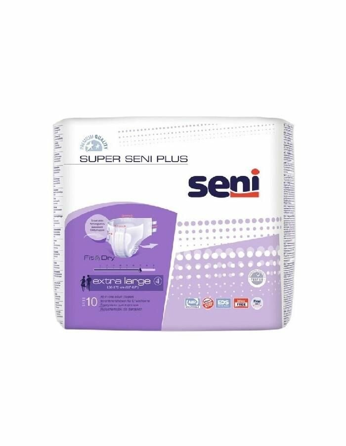 Seni Super Plus Подгузники для взрослых Extra Large, 10 шт.