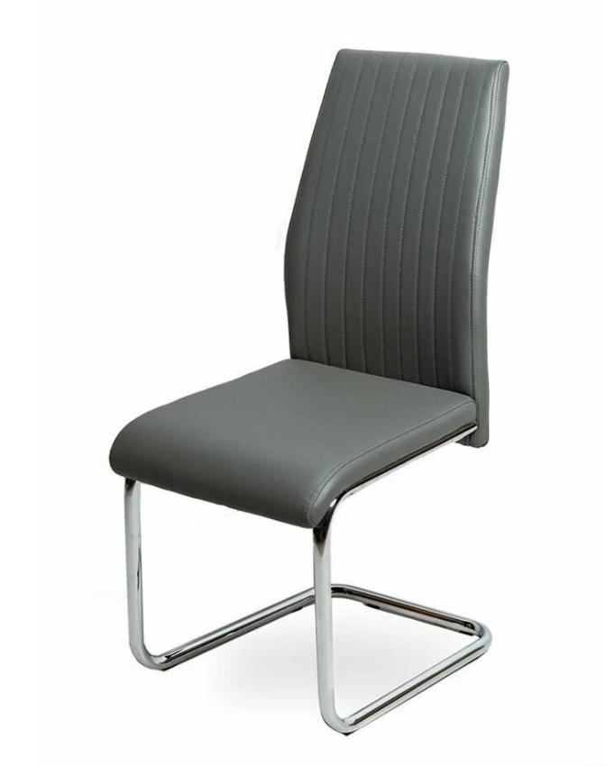 Стул B-trade Форс BEIGE(A4)/CHROME (искусственная кожа) Размеры: Высота 980мм Глубина 560мм Ширина 440мм