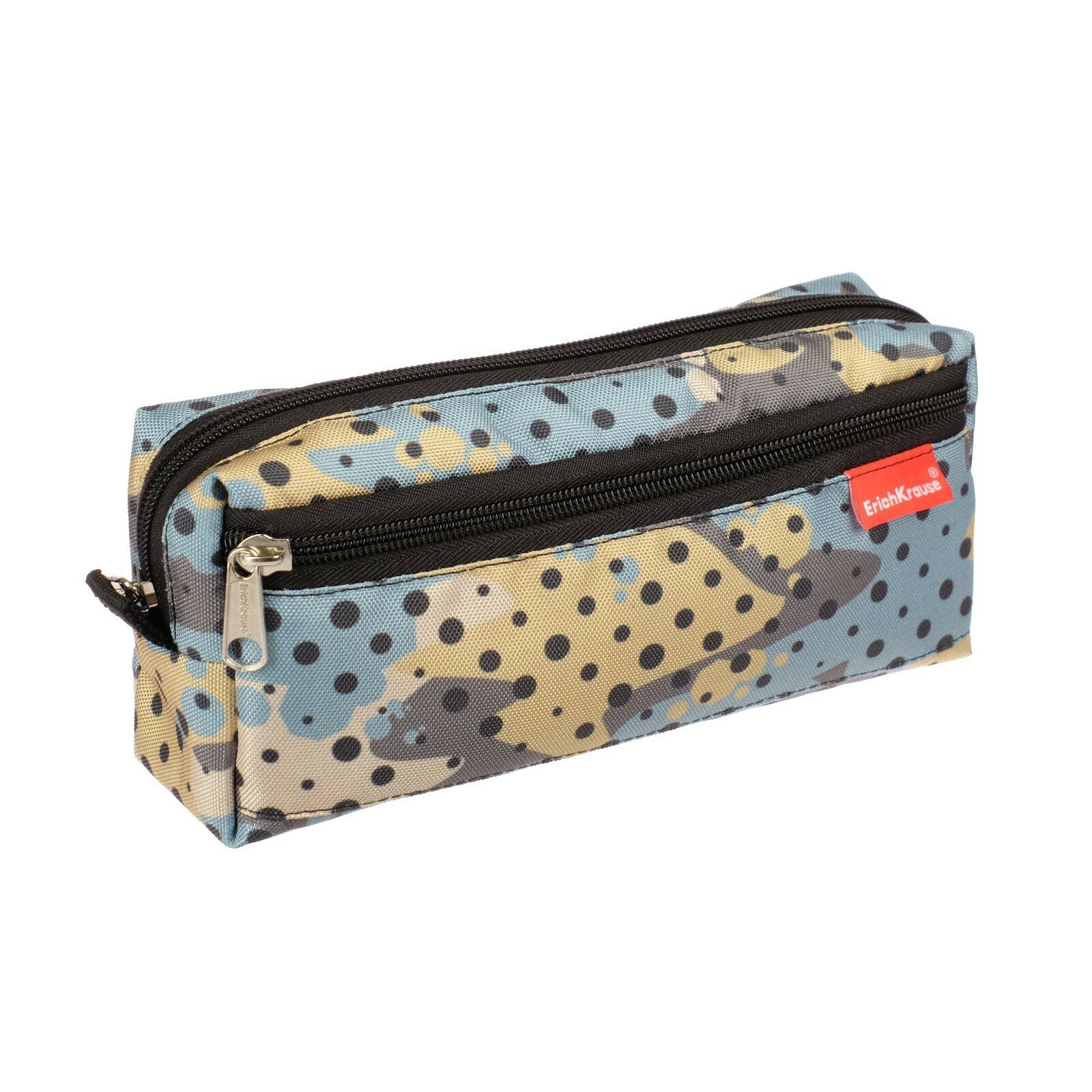 Пенал мягкий, 2 отделения, объемный, 100 х 210 х 50 мм, Erich Krause