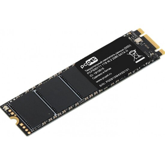 SSD диск PC Pet M.2 2280 1000Гб SATA (PCPS001T1)