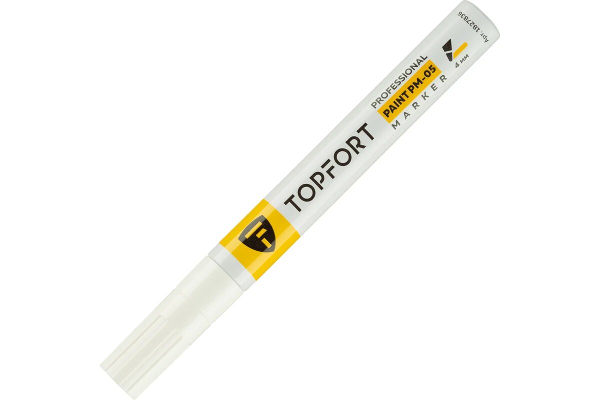 Topfort лаковый маркер Paint 4 мм белый - маркер для надписей на поверхностях