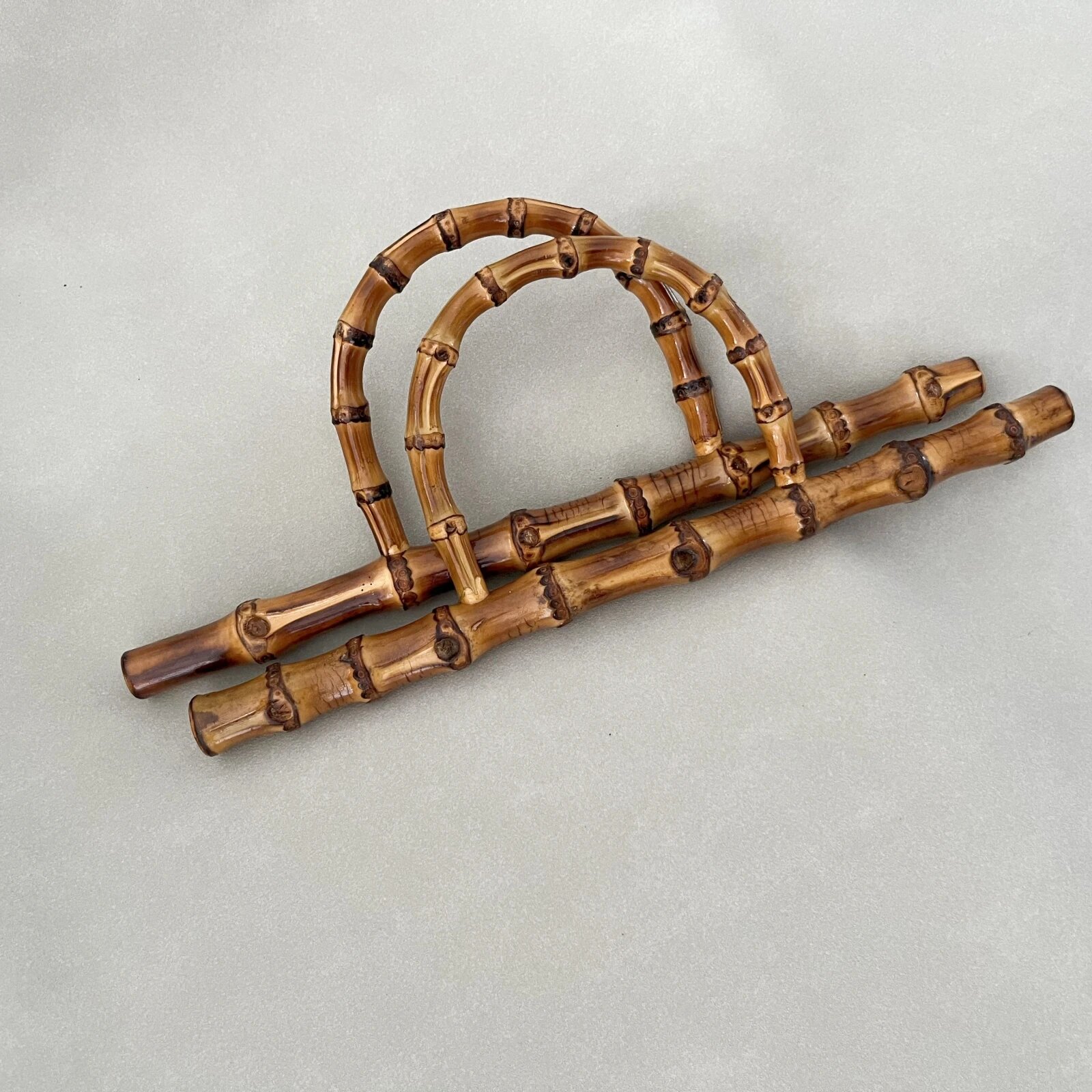 Одна пара 30 см новые модные бамбуковые ручки для сумок ручной работы материал бамбуковая ручка для сумок детали Obag сумка на плечо аксессуары «сделай сам»