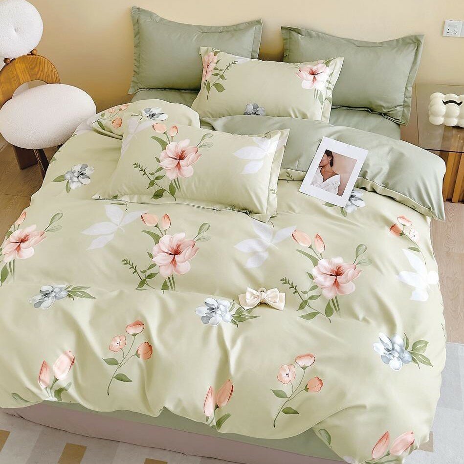 Постельное белье евро Boris Dense, комплект из 6 предметов, мягкое как бархат