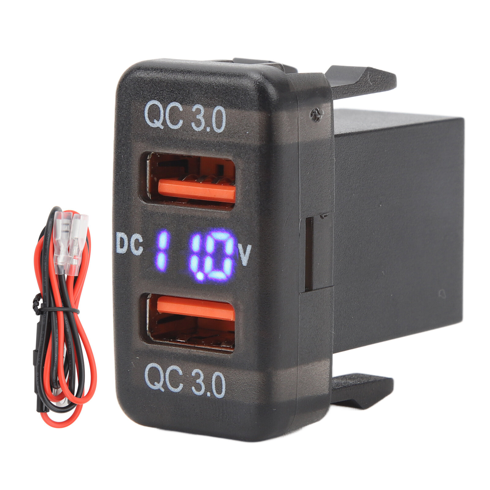 Двойной USB Порт Зарядное Устройство QC3.0 Быстрая Зарядка Зарядная Розетка Адаптер Питания для FJ Cruiser Fortuner Hilux Tacoma 1.57x0.87 Дюймов