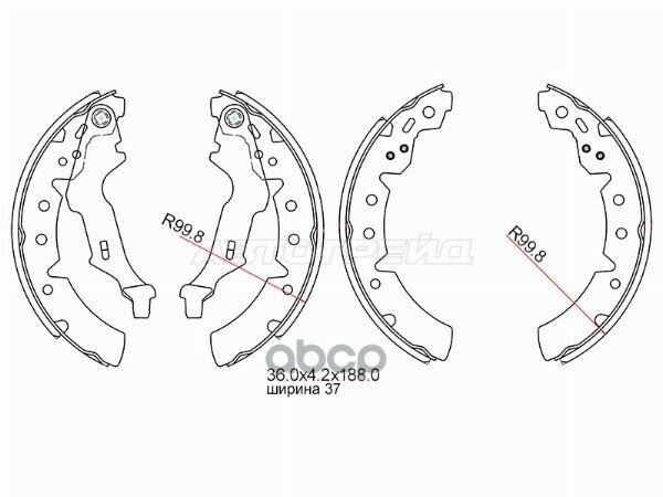 Колодки тормозные (Сзади) Toyota Carina E 92-98 / Corona (T190) 92-96 Sat арт. ST-04495-05010