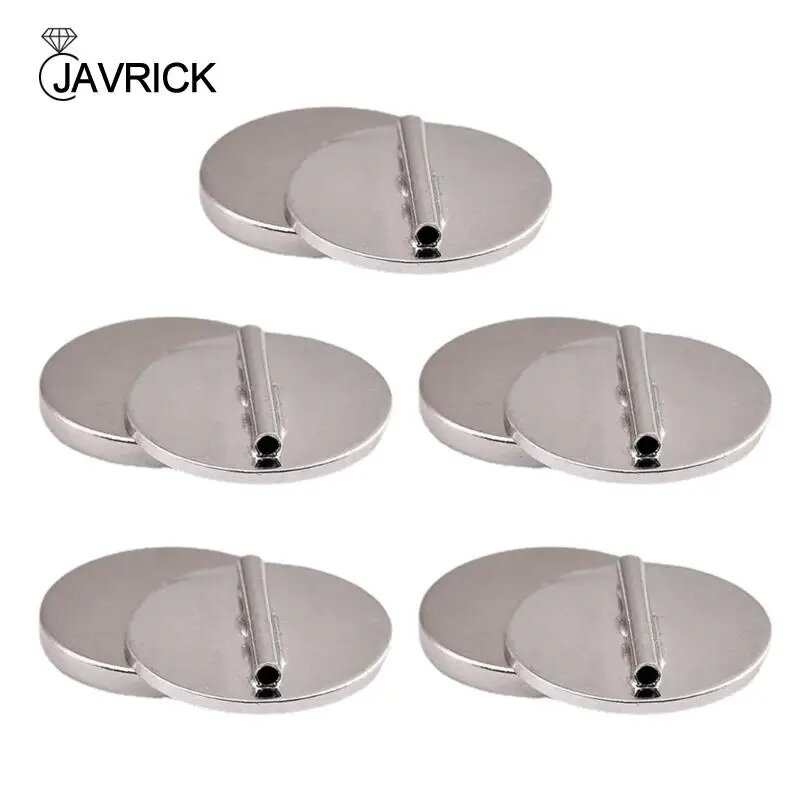 5 шт, конвертеры брош, JAVRICK, сплав Белый, Silver