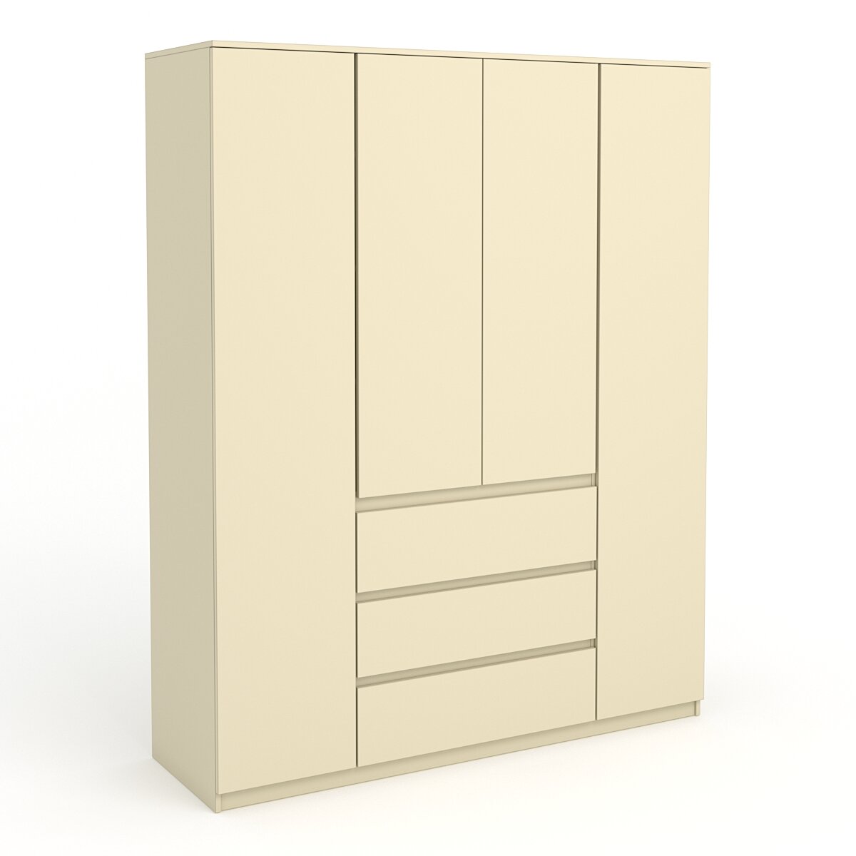 Шкаф распашной "Оззи" №7, Крем Вайс. Производитель товара - компания Westcom.