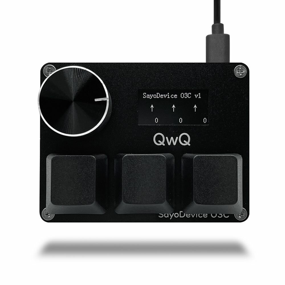 Клавиатура SayoDevice "OSU", для игровой приставки, русская, черная матовая