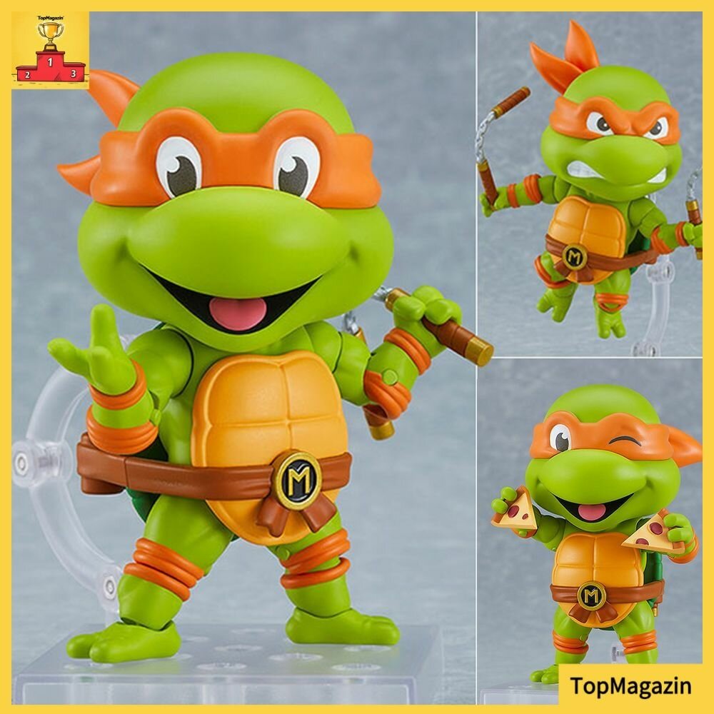Фигурка 1985 Черепашки Ниндзя Микеланджело / Teenage Mutant Ninja Turtles Michelangelo Подарки для болельщиков (10 см) 1985