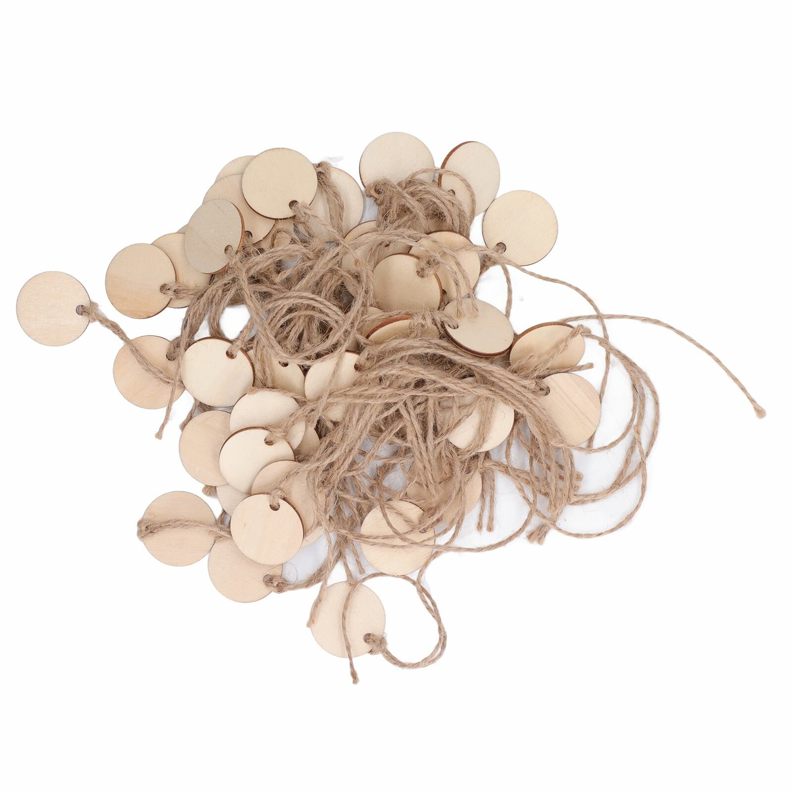 50 деревянных бирок для бутылок вина свадебные