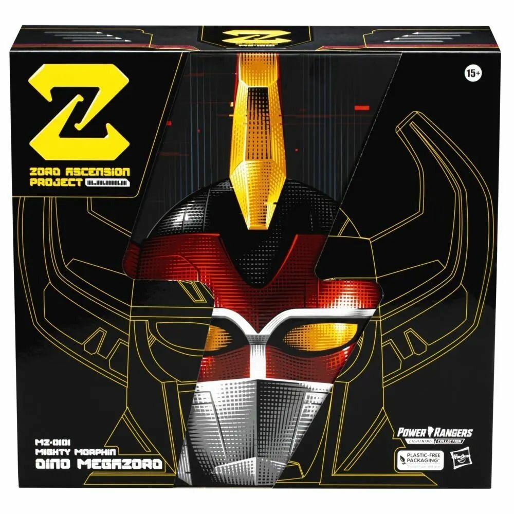 Игрушки Hasbro фигурки Hasbro Power Rangers Lightning Collection Zord Ascension Project Mighty Morphin Dino Megazord 1:144 Scale Collectible