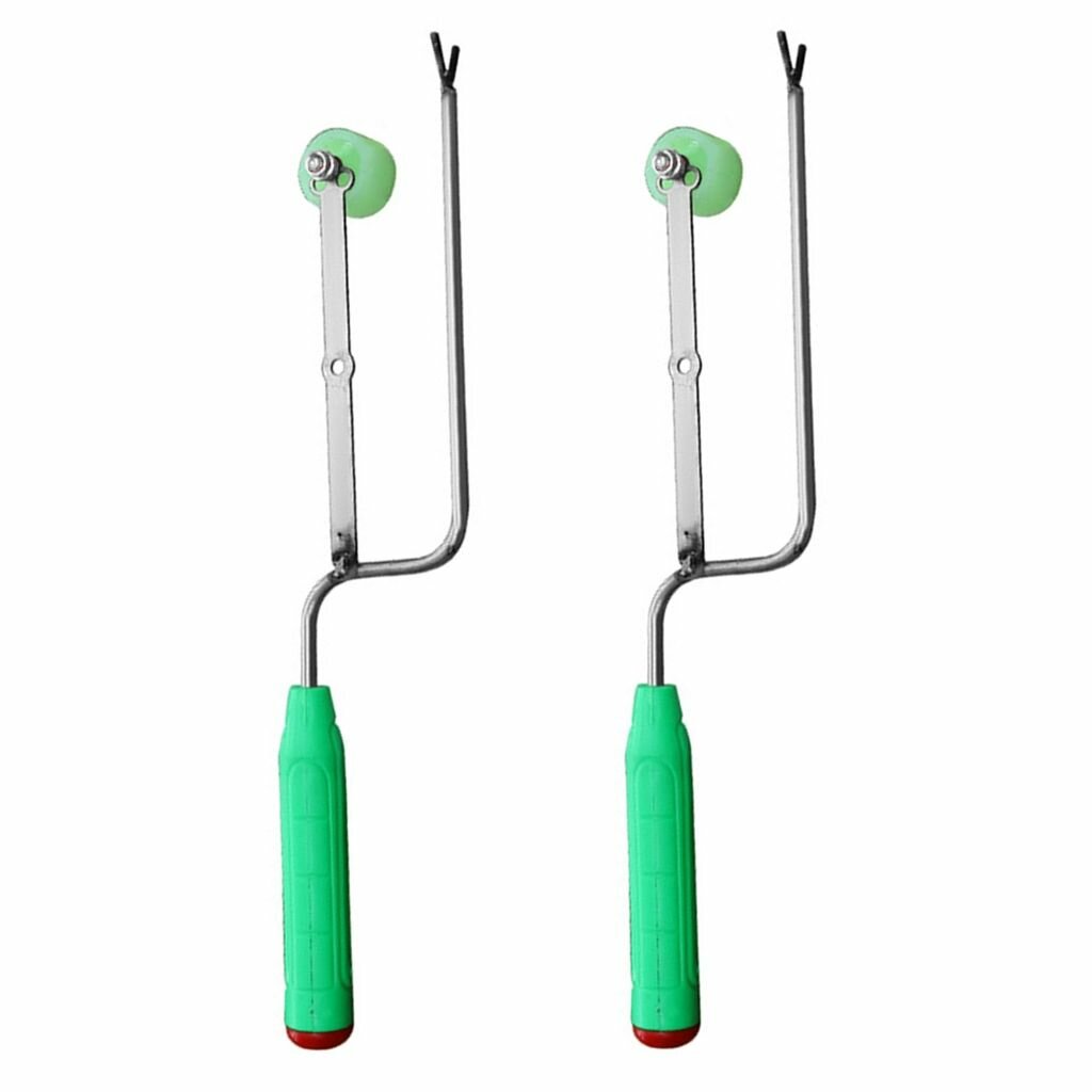 Приспособление для посадки картофеля (одно колесо, деревянная ручка, 2шт)