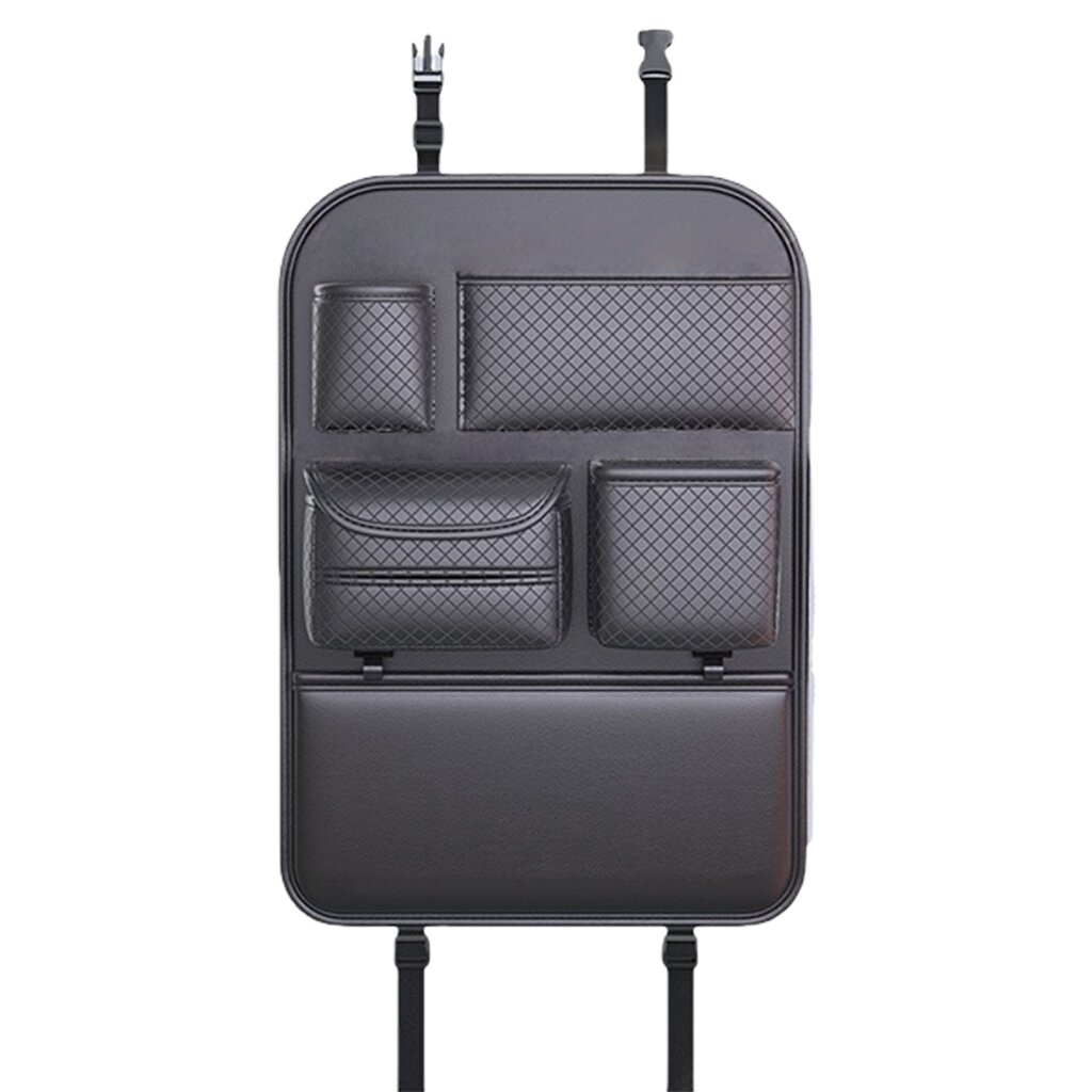 Автомобильный задний карман, сумка для хранения с несколькими отделениями, Многофункциональный карман на заднем сиденье, Коврик-органайзер для спинки сиденья