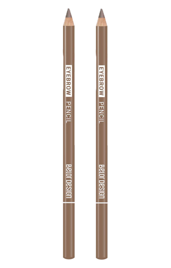 Карандаш для бровей BelorDesign , тон 108 русый, 2 шт