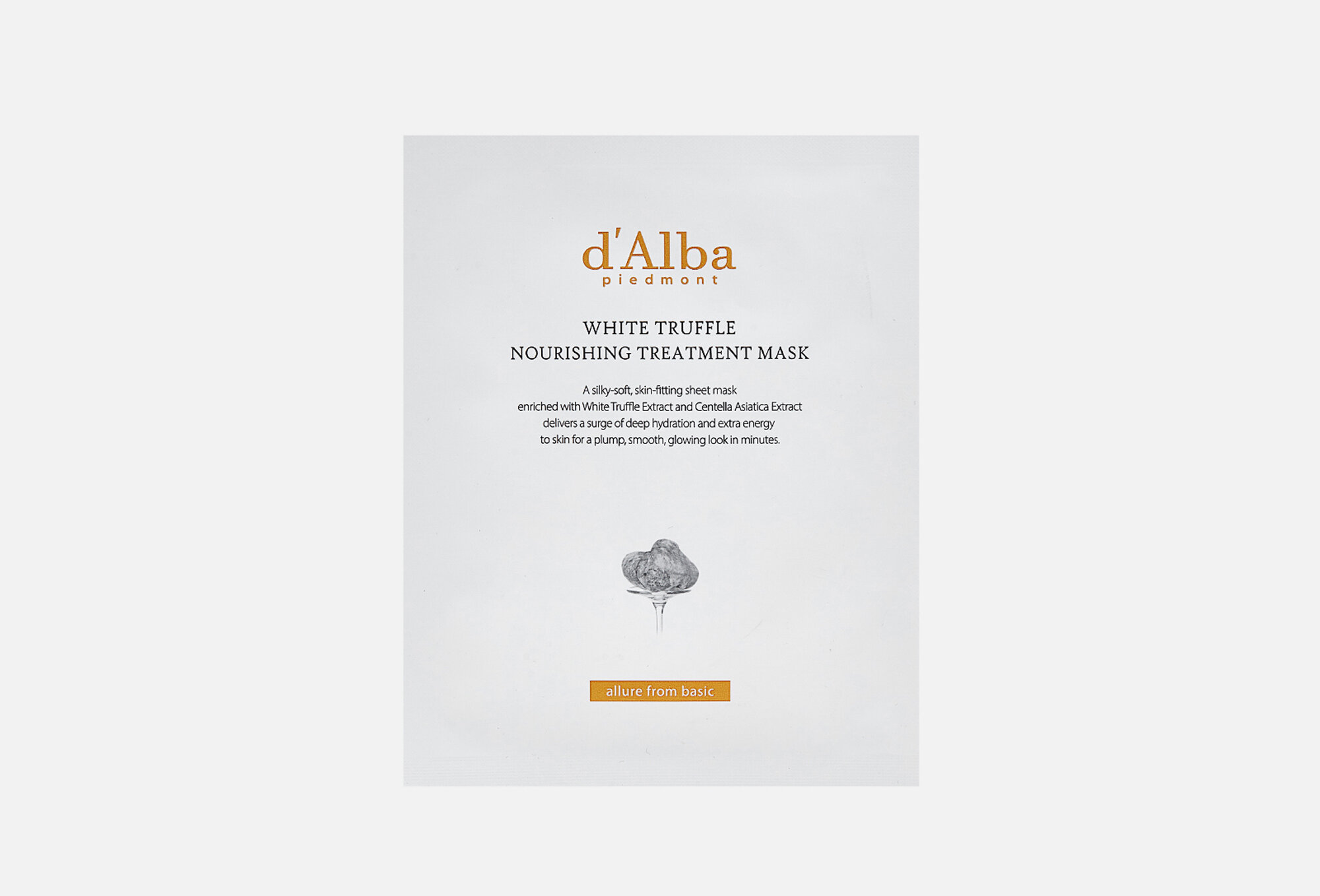 Питательная маска для лица D'ALBA White Truffle Nourishing Treatment Mask 25 мл белый