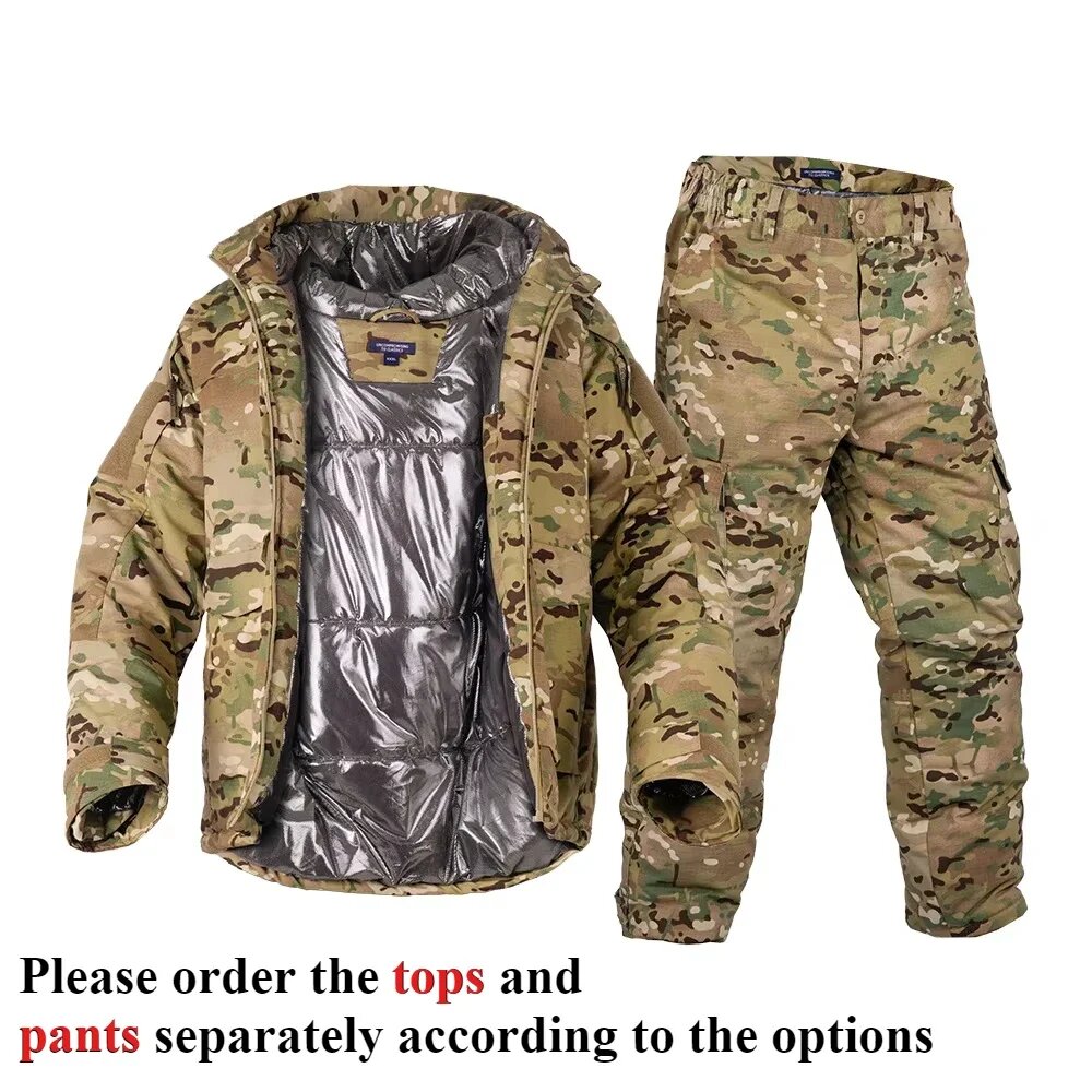 Тактическая куртка мужская зимняя камуфляжная Jacket M