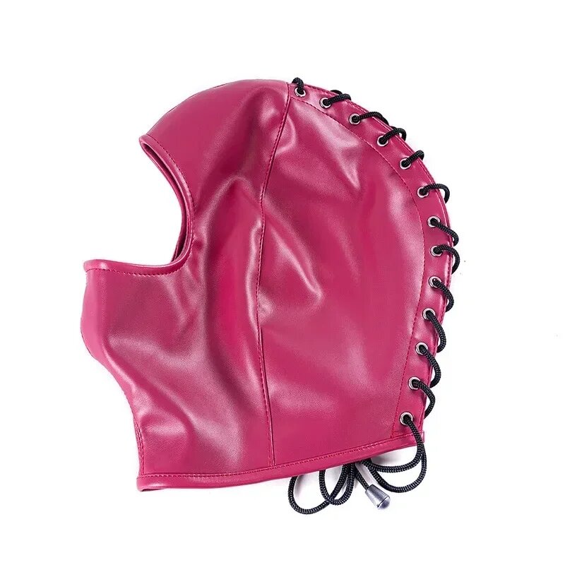 Фетиш-маска с капюшоном, сексуальные игрушки, капюшон с открытым глазом, вечерние маски, капюшон для косплея, головной убор, маска для взрослых, секс-товары