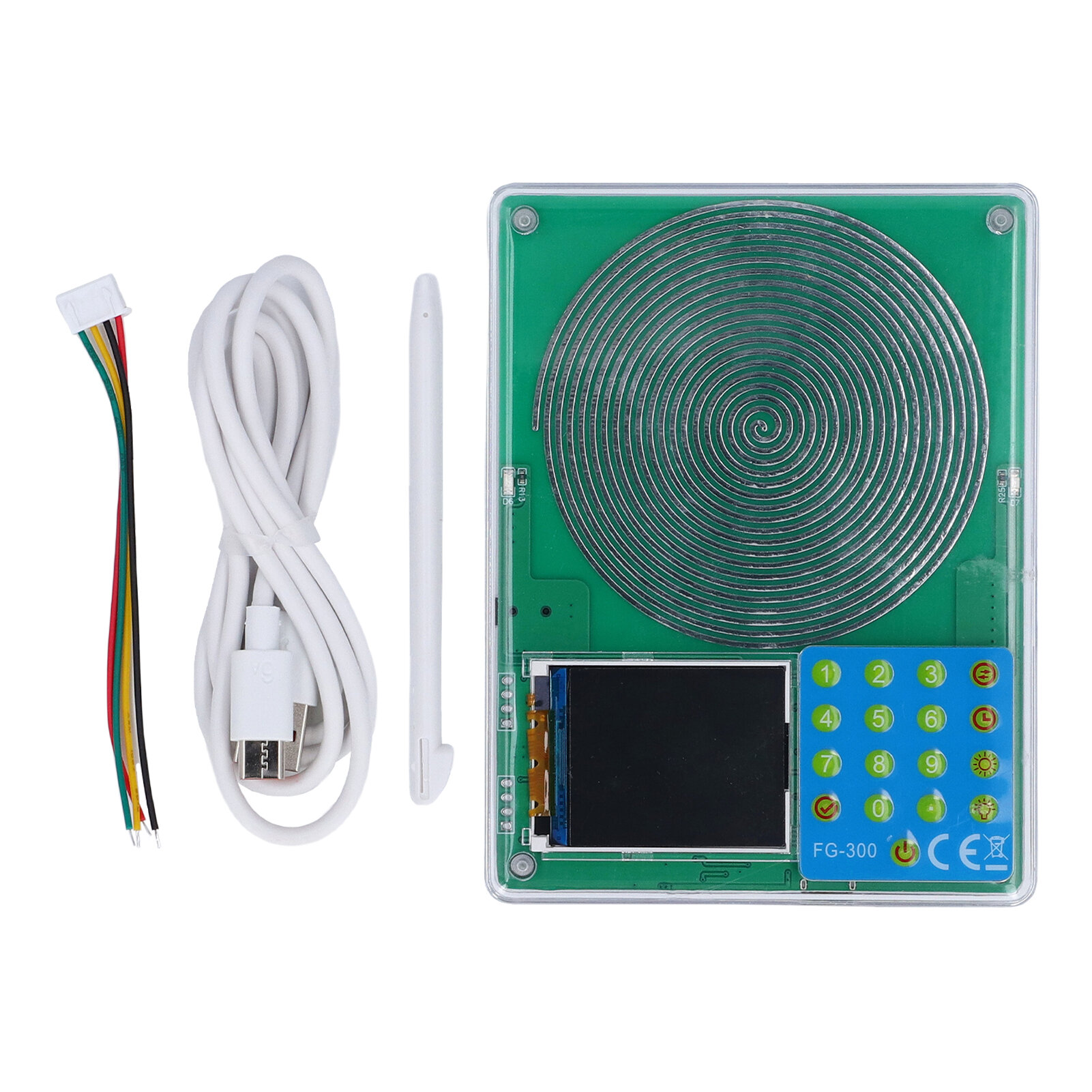 Портативный генератор сигналов DDS (0,001 Гц-200 кГц)-13 форм сигналов, синтез частоты DDS, 1,8 "ТФТ-дисплей, 7,83 Гц волны Schumann, низкий уровень температуры кристаллического осциллятора без аккумулятора.