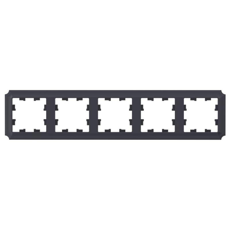 Рамка 5-м AtlasDesign Antique универс. карбон SE, SCHNEIDER ELECTRIC ATN101005 (1 шт.)