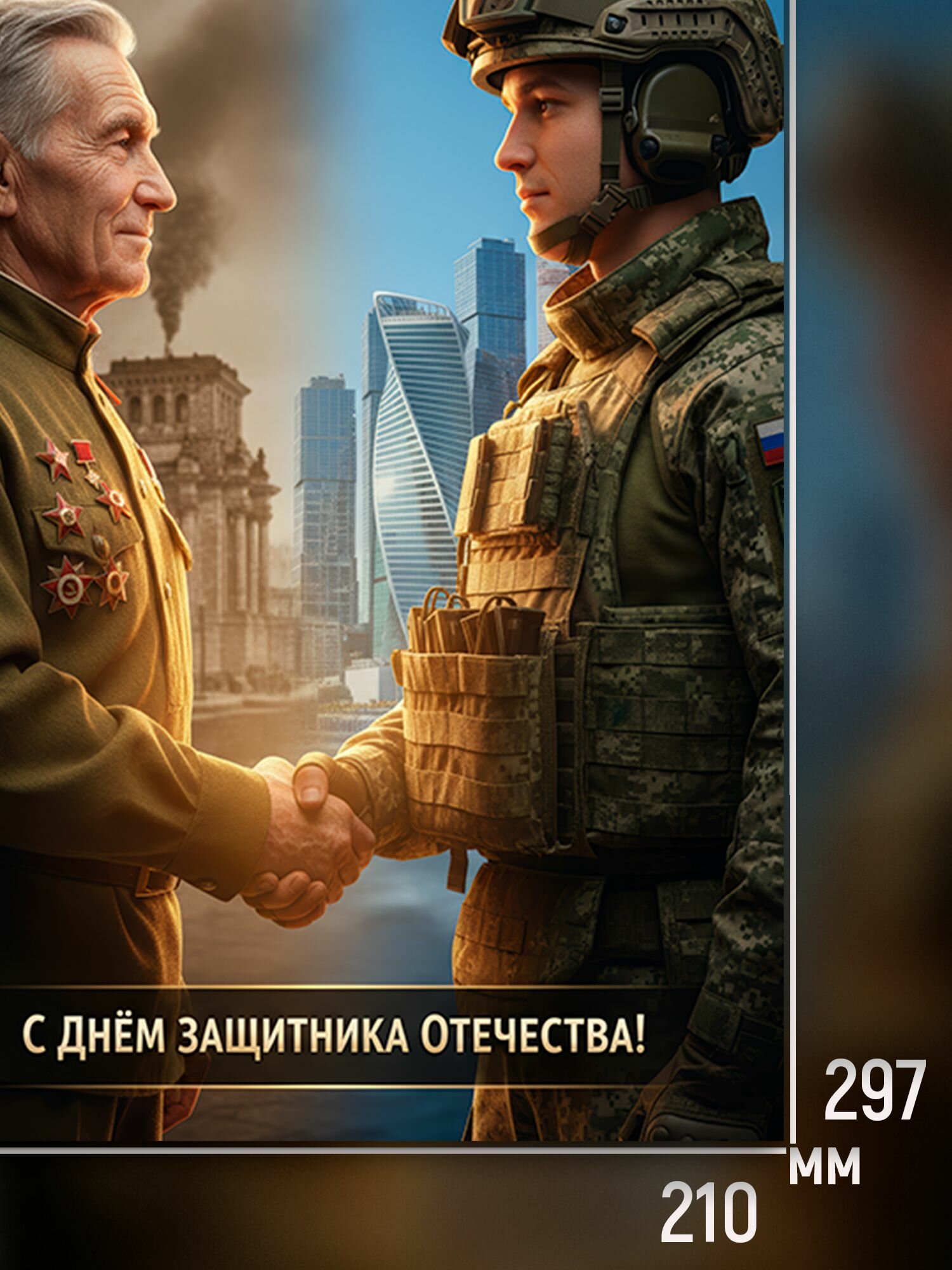 Плакат 23 февраля — фото 1