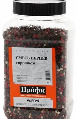 Приправа Айдиго Смесь перцев горошком ( черный, розовый, душистый, белый, зеленый) 600 гр