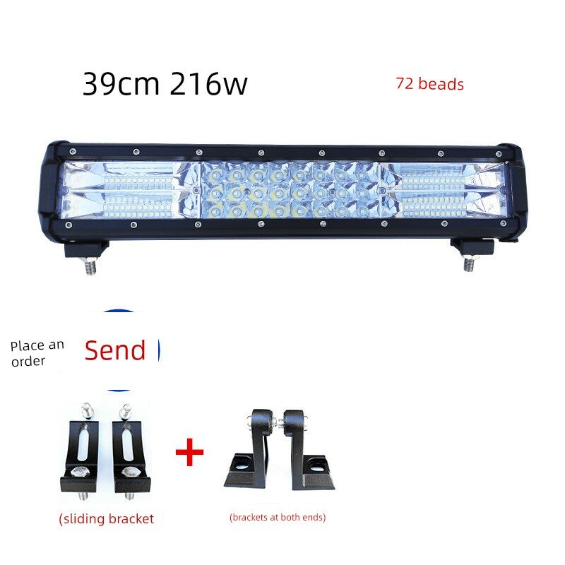 Светодиодные прожекторы для автомобиля 12В 24В, универсальные, для модификации решетки радиатора грузовика,