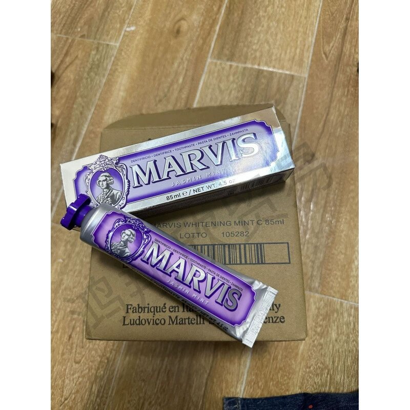 MARVIS Зубная паста Marvis, 85 мл, без дымовых пятен (Жасминовая мята.)фиолетовый (Объем: 85 мл)