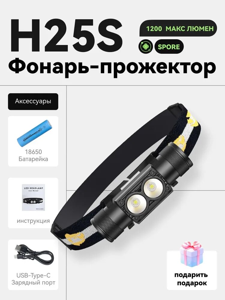Фонарь-прожектор