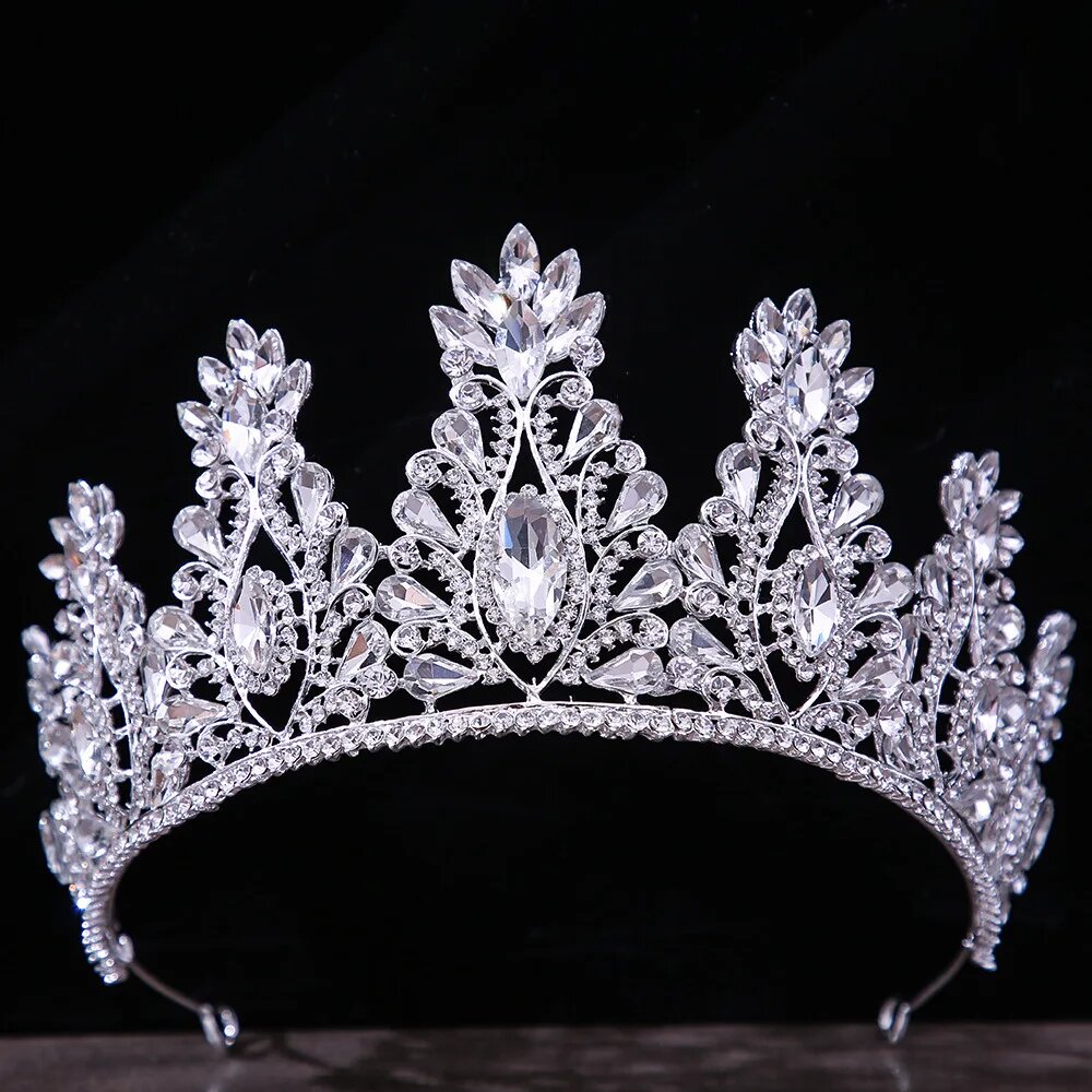 Хрустальная тиара Style R Silver Color